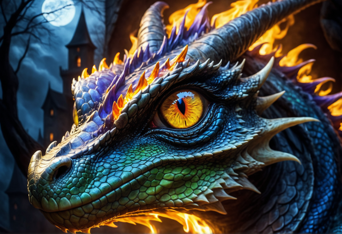 Dragon Eye Cross Stitch Design by Nikki Stitches